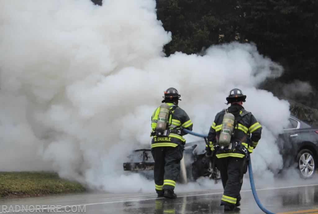 Radnor Fire Company Tackles Thursday Morning Car Fire On King of ...