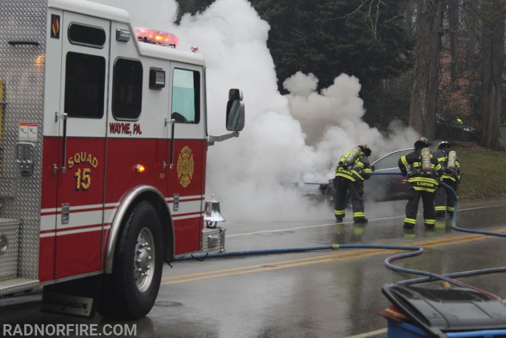 Radnor Fire Company Tackles Thursday Morning Car Fire On King of ...