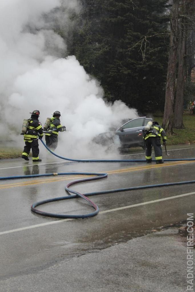 Radnor Fire Company Tackles Thursday Morning Car Fire On King of ...