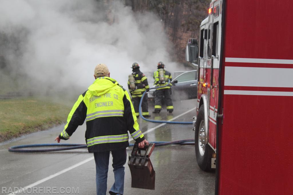 Radnor Fire Company Tackles Thursday Morning Car Fire On King of ...